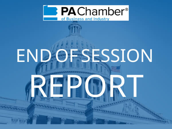 End of Session Report Highlights State Chamber's Pro-Business ...